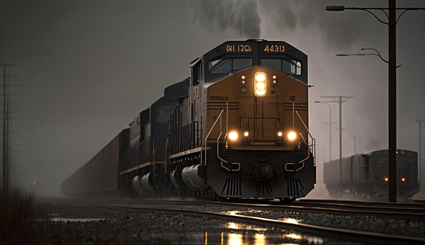 An Old Diesels Engine Train